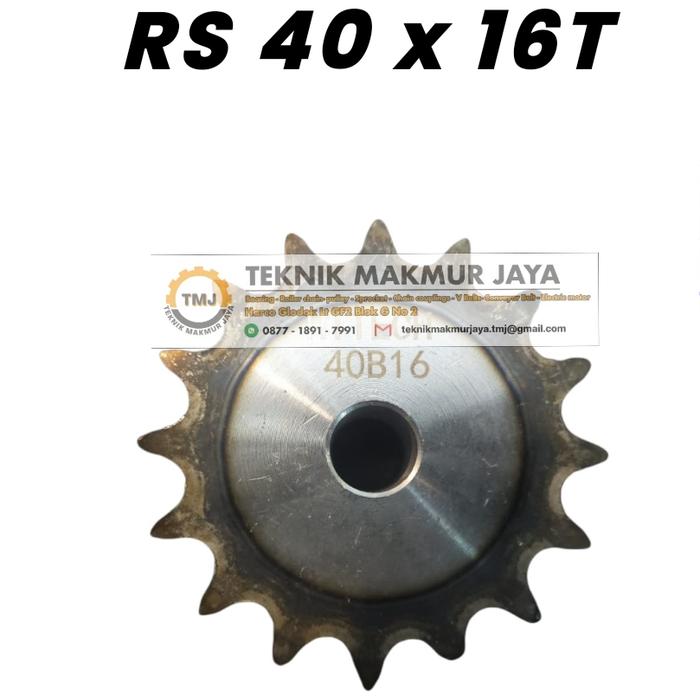 Jual GEAR SPROCKET 40 x 16T SINGLE / 40-1 x 16T - Jakarta Barat - TEKNIK MAKMUR JAYA. | Tokopedia