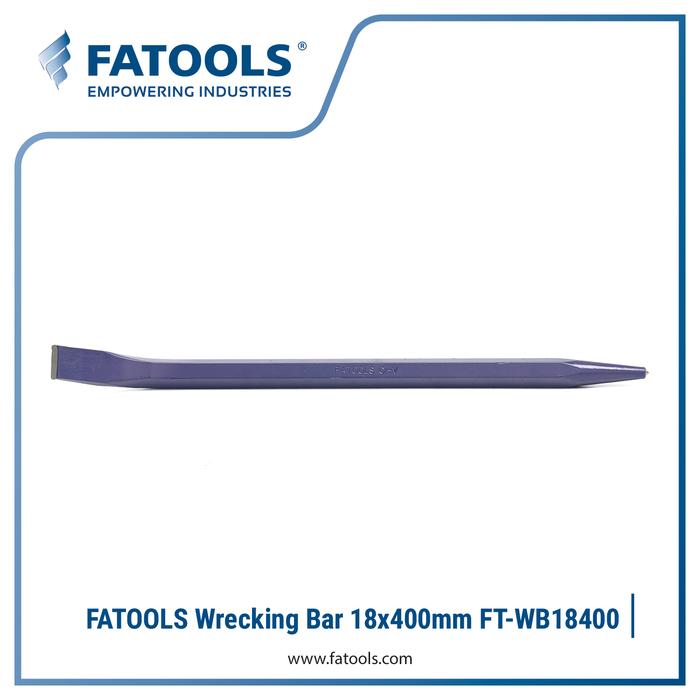 Jual FATOOLS WB18400 Wrecking Bar 18X400mm Linggis Pencongkel Paku ...