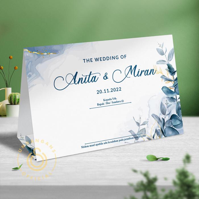 Jual Undangan Pernikahan KALENDER 2024 Murah Elegan Rustic Vintage ...