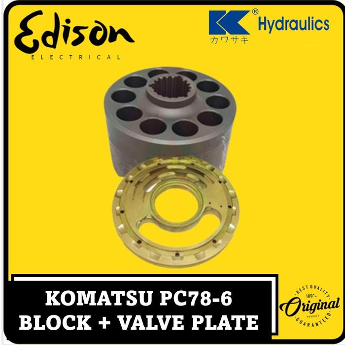 Jual KOMATSU PC78-6 Main Block Assy ( Block + Valve Plate ) Kawasaki ...