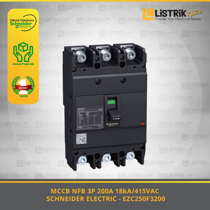 Promo MCCB SCHNEIDER EZC250F 3P 200A 18kA - EZC250F3200 Cicil 0% 3x - Jakarta Timur - MGSSHOP ...