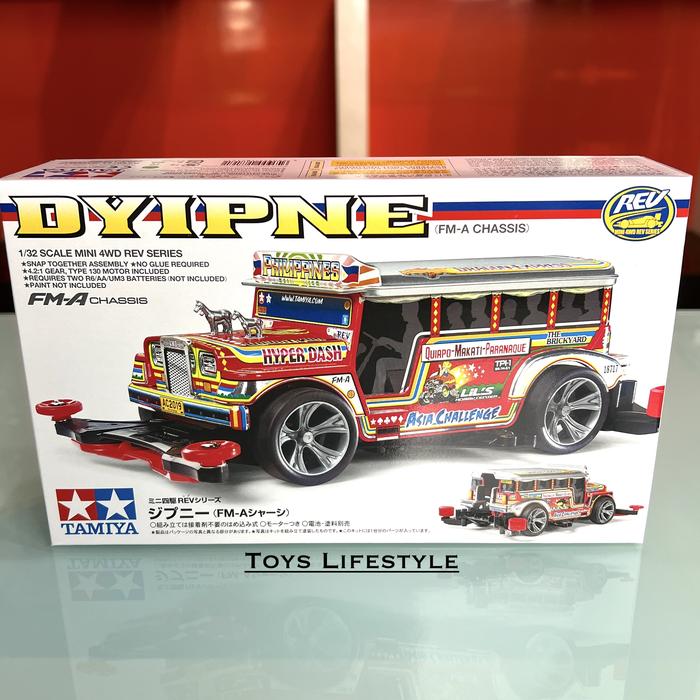 Jual Mainan Rakit Mobil Tamiya Mini 4WD - Dyipne (ORIGINAL) - Jakarta ...