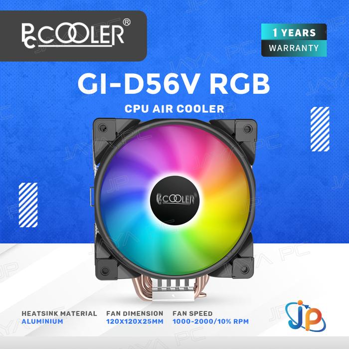 Jual PCCOOLER GI-D56V HALO RGB - Tower CPU Air Cooler Fan - Jakarta ...