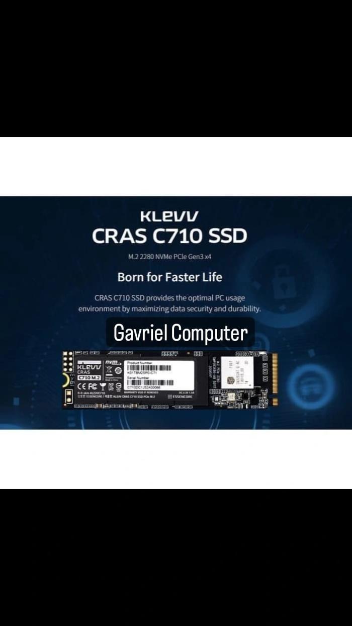 Jual SSD KLEVV CRAS C710 M.2 NVME 512GB Gen3x4 - Jakarta Pusat ...