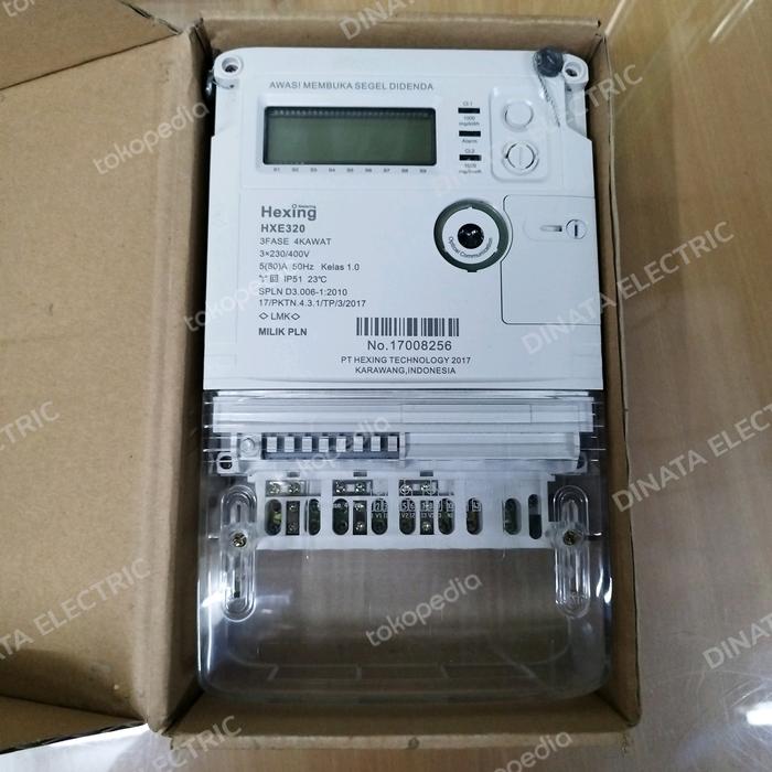 Jual KWH METER 3FASA HEXING 5(80)A HXE320 - Jakarta Pusat - DINATA ELECTRIC | Tokopedia