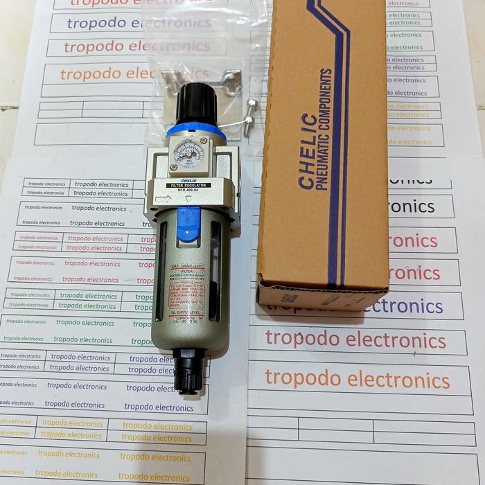 Jual Filter Regulator 1/2" Autodrain CHELIC NFR-400-04-A - Kab ...