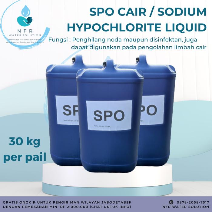 Jual Klorin Cair / Sodium Hypochlorite / SPO 6 - 12% - Jakarta Utara ...