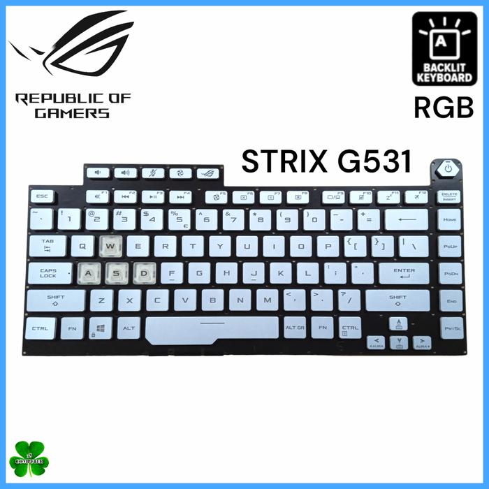 Jual KEYBOARD ASUS ROG STRIX G531 G531GU G531GT SERIES BACKLIGHT ...