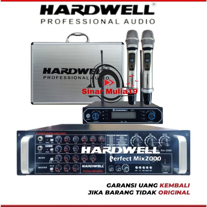 Jual Power Amplifier HARDWELL Perfect Mix 2000 Mic Wireless HARDWELL ...