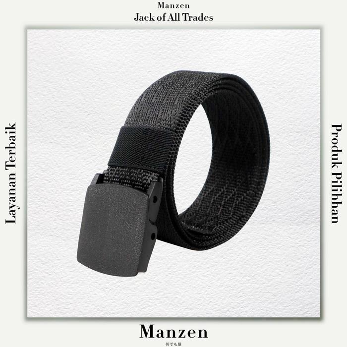 Jual Tali Ikat Pinggang Pria Nylon Canvas Sabuk Anti X-Ray Gesper Man Belt - Jakarta Barat ...