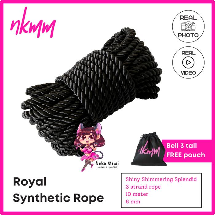 Jual NKMM Shiny Royal Synthetic Shibari Rope - Tali Kinbaku Neko Mimi ...