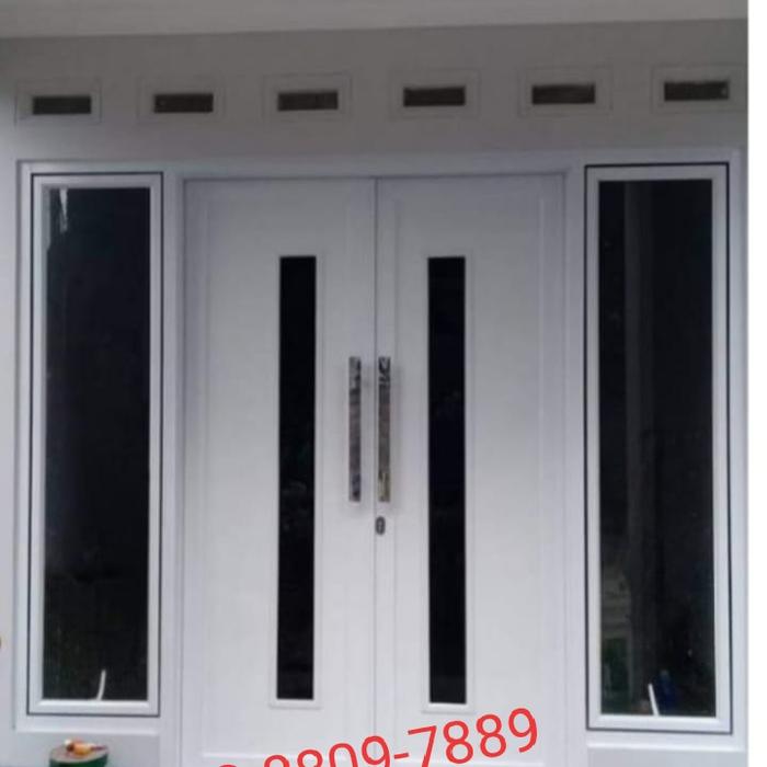 Jual Pintu panel doble - Kota Tangerang - SARANA JAYA ALUMUNIUM | Tokopedia