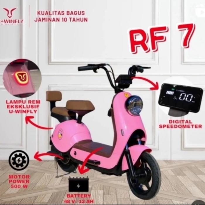 Jual Sepeda Listrik Uwinfly RF7 Redfish 7 500 W - Kota Denpasar ...