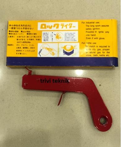 Jual Pematik api las flint rock lighter, spark ignition lighter ...