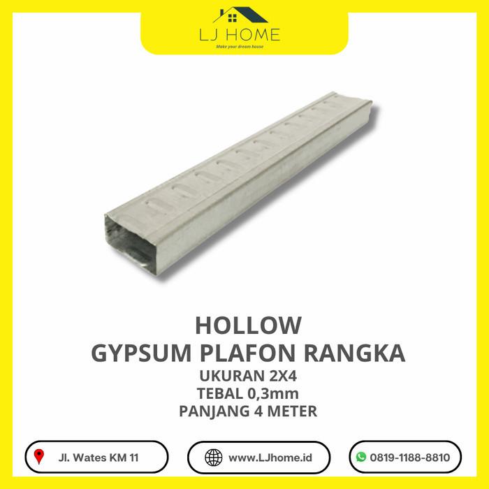 Jual Hollow 2x4 0,25mm Hollow Gypsum GRC / Hollow Plafon / Hollow ...