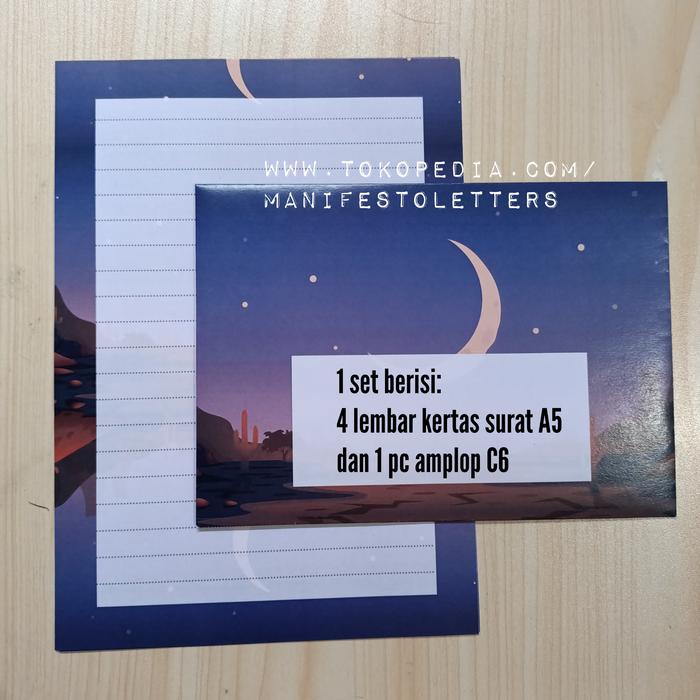 Jual Letter Paper Set Various A | Kertas Surat | Set Amplop Penpal Mail ...