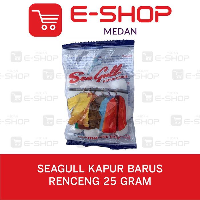 Jual Seagull Kamper Sachet 25gr / Kapur Barus Putih Warna Warni Renceng ...