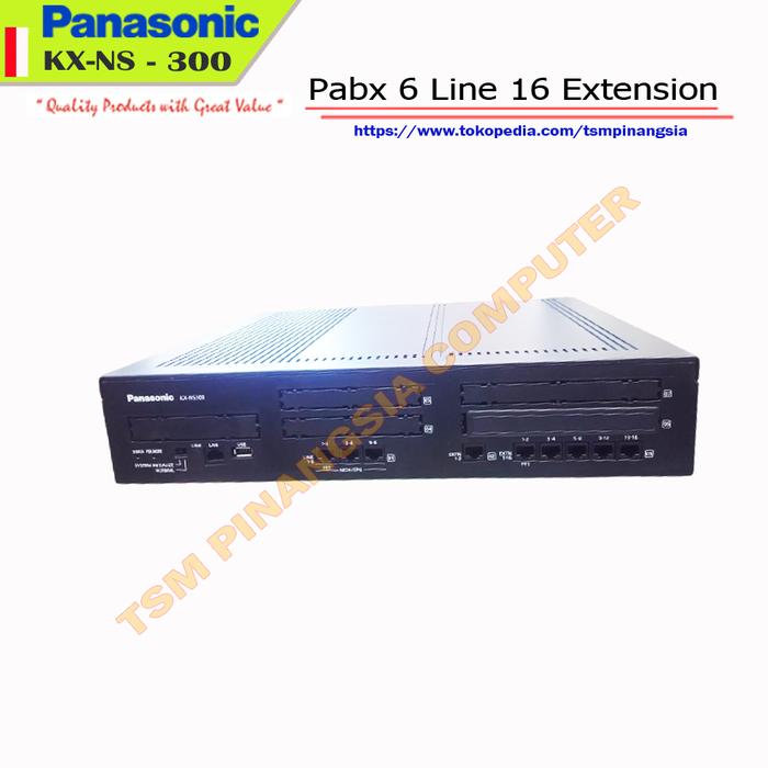 Jual Panasonic KX-NS300 Telepon IP Pabx KX-NS 300 ( 6 Line 16 Extension ) - Jakarta Barat - Tsm ...