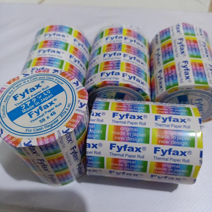 Jual Kertas Thermal 58x48 Fy-Fax / Telstruk Kasir 58 x 48mm Fyfax ...