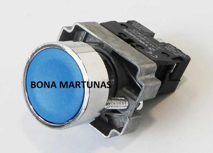 Jual Push Button 22 mm LAY5-BA61 Warna Biru Fort - Kota Medan - Bona ...