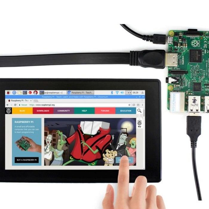 Jual Project Raspberry Pi Dengan HMI Touchscreen i2c 7 inch Beserta ...