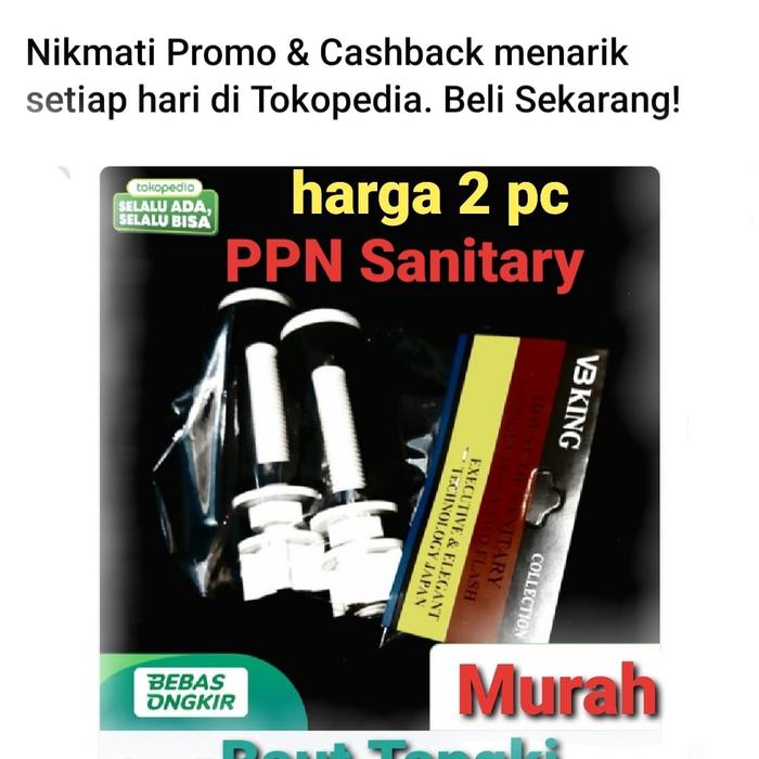 Jual Baut tangki kloset plastik, double mur - Jakarta Pusat - VBKing Sanitary | Tokopedia