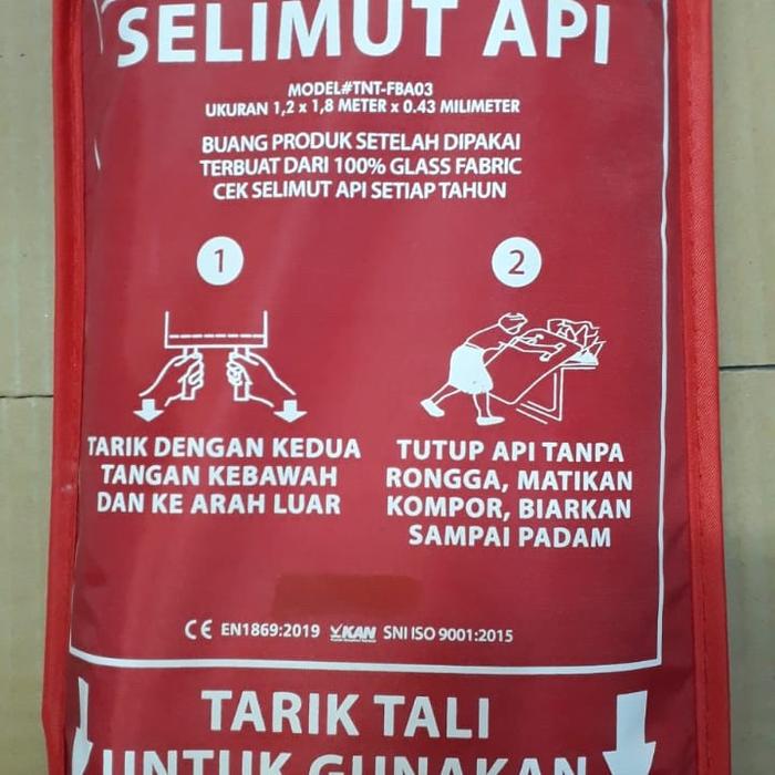 Jual Selimut api Fire Safety Blanket 1.2 m x 1.8 m - Kab. Bekasi ...
