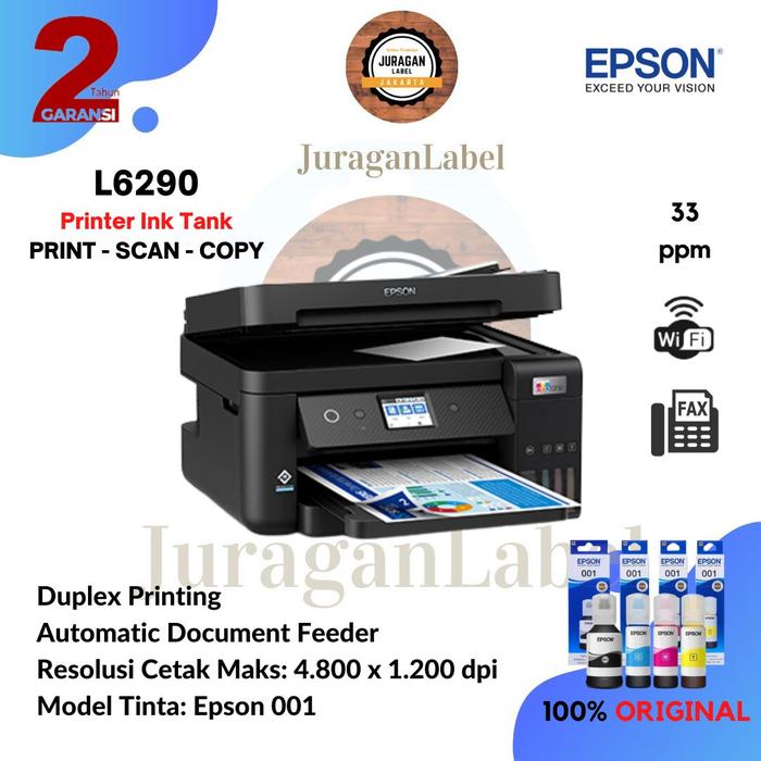 Jual Printer Epson L6290 All In One A4 InkTank Wi-Fi Duplex Garansi ...