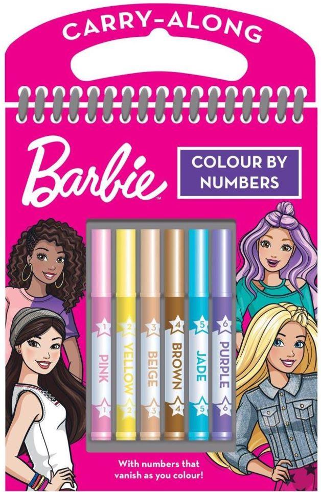 Promo Buku Anak Import (Barbie: Activity Pack/Barbie Colour By Numbers ...