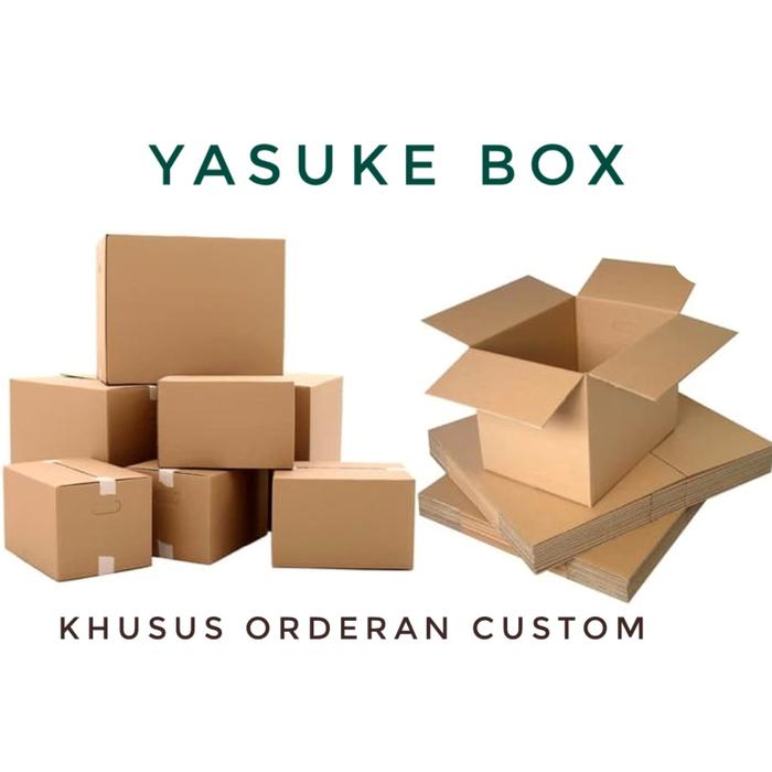 Jual Kardus Box Custom Ukuran 20x16x10 Cm Double wall - Jakarta Barat ...