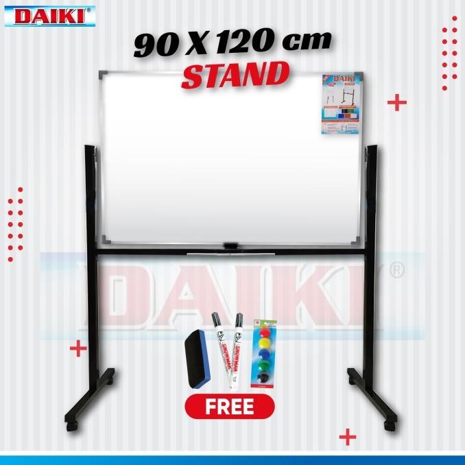 Jual Papan tulis putih Double face stand Uk 90x120 Cm - Jakarta Pusat ...