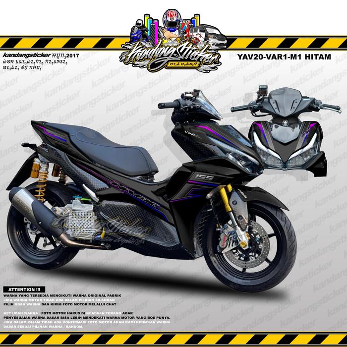 Jual Striping Aerox 2020 Custom Stiker NVX Malaysia Decal Sticker ...