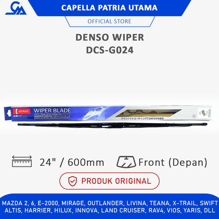 Jual DENSO WIPER DCS-G024 RANGER OUTLANDER LIVINA SX4 - FRONT (DELIVERY) - Kota Medan - Capella ...