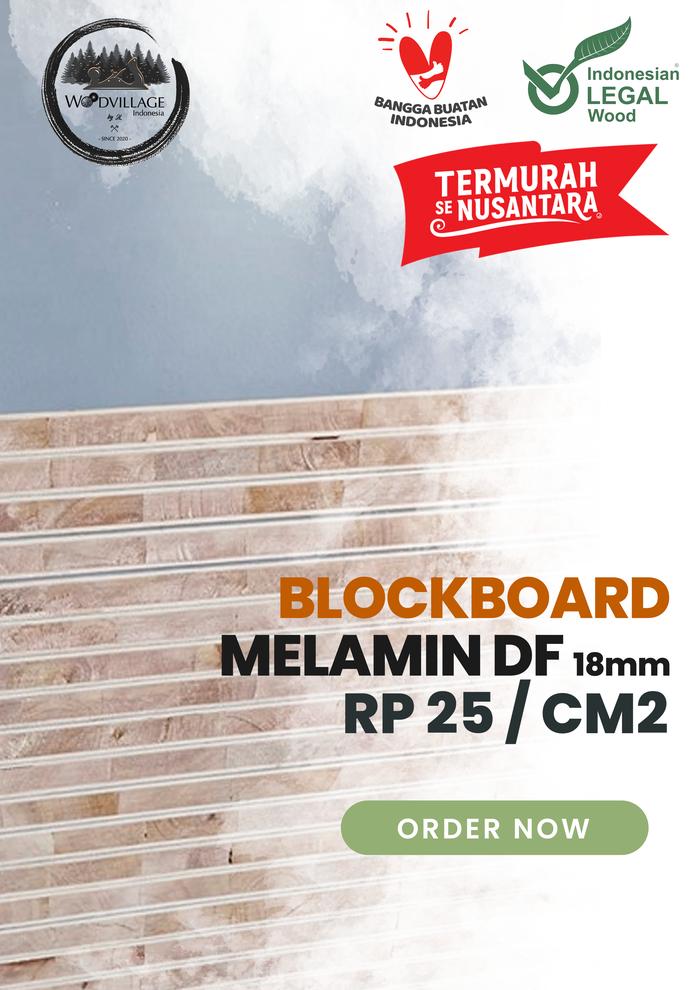 Jual Blockboard Melamin / Blokboard Melamin / Blokmin Double Face 18mm ...