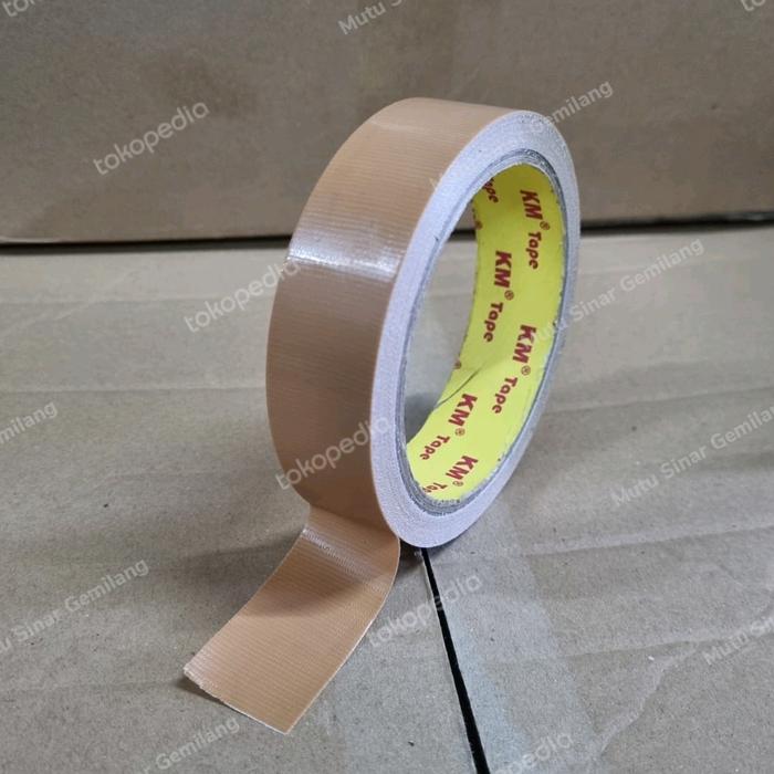 Jual Lakban Kain Cloth Tape KM Brown/Coklat - Uk 24mm/1in - Jakarta Barat - Mutu Sinar Gemilang ...