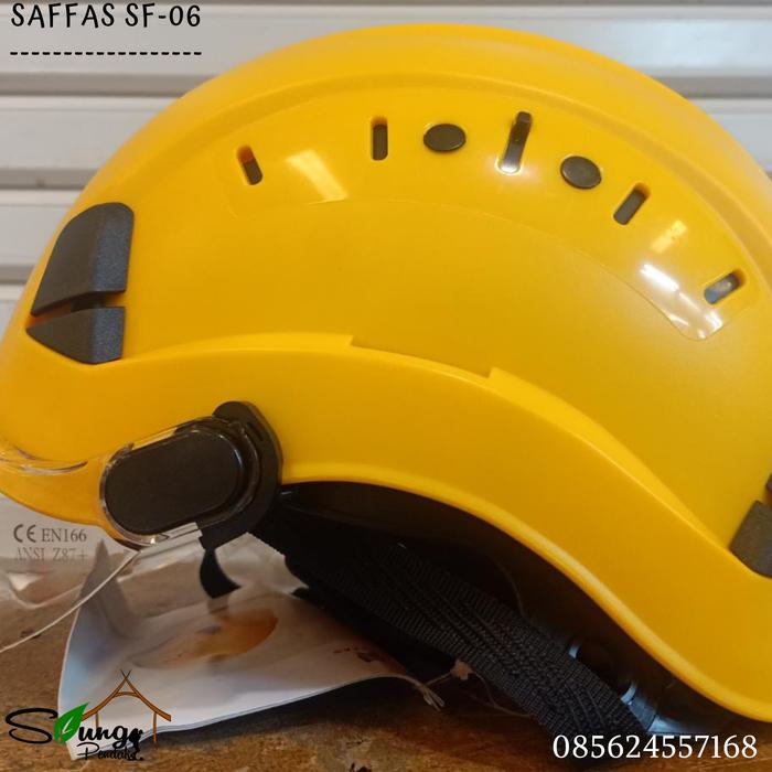 Jual Helm Climbing / Safety Helmet Saffas SF-06 Include Visor ANSI ...