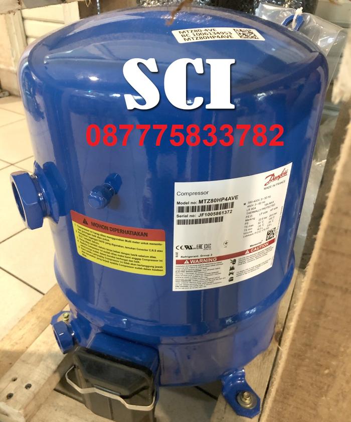 Jual KOMPRESOR DANFOSS MTZ80HP4AVE | Compressor danfoss mtz80hp4ave ...