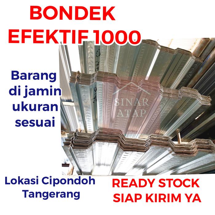 Jual BONDEK / BONDECK 0.75 MM FULL EFEKTIF 1M READY STOCK PANJANG 4 ...