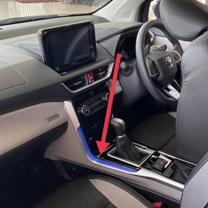 Jual Panel Console Box List Garnish Console Box LED Avanza Veloz 2022 ...