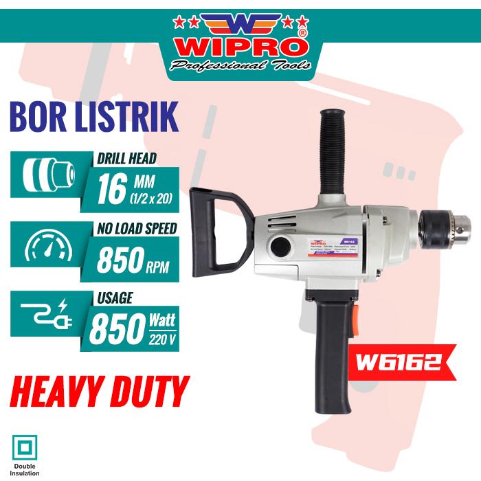 Promo Mesin Bor Listrik / Electric Drill 16mm Heavy Duty W6162 WIPRO Cicil 0% 3x - Kota Surabaya ...