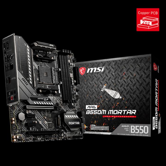 Jual MOTHERBOARD AMD AM4 MSI B550M MORTAR/ CPU MAX SUPPORT RYZEN 9 ...