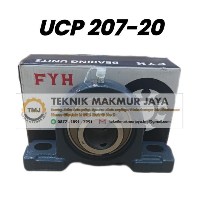 Jual PILLOW BLOCK BEARING FYH UCP 207-20 - Jakarta Barat - TEKNIK MAKMUR JAYA. | Tokopedia