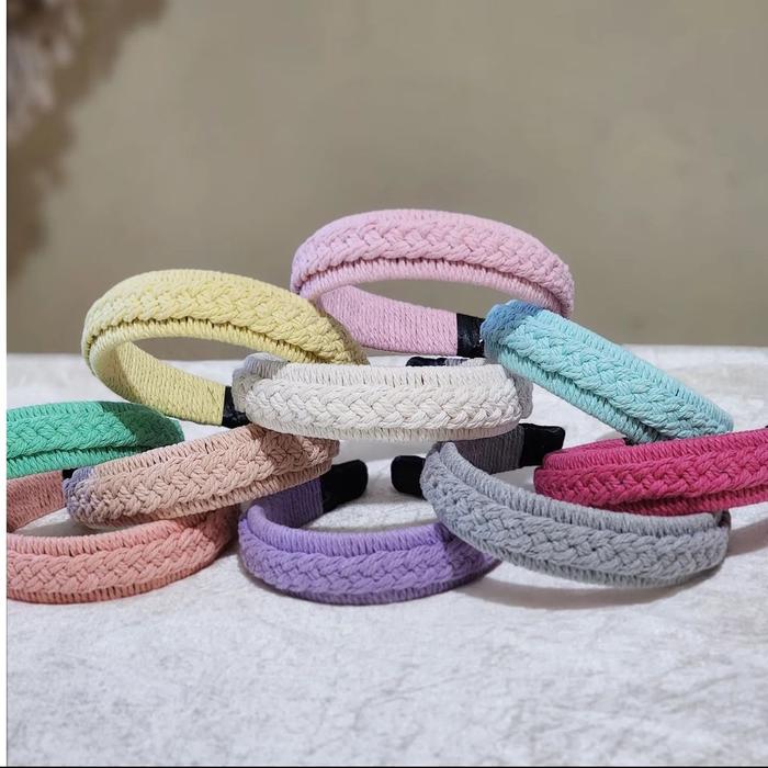 Jual Bando Korea Bando Makrame Bando Handmade Haedband Macrame Bandana ...