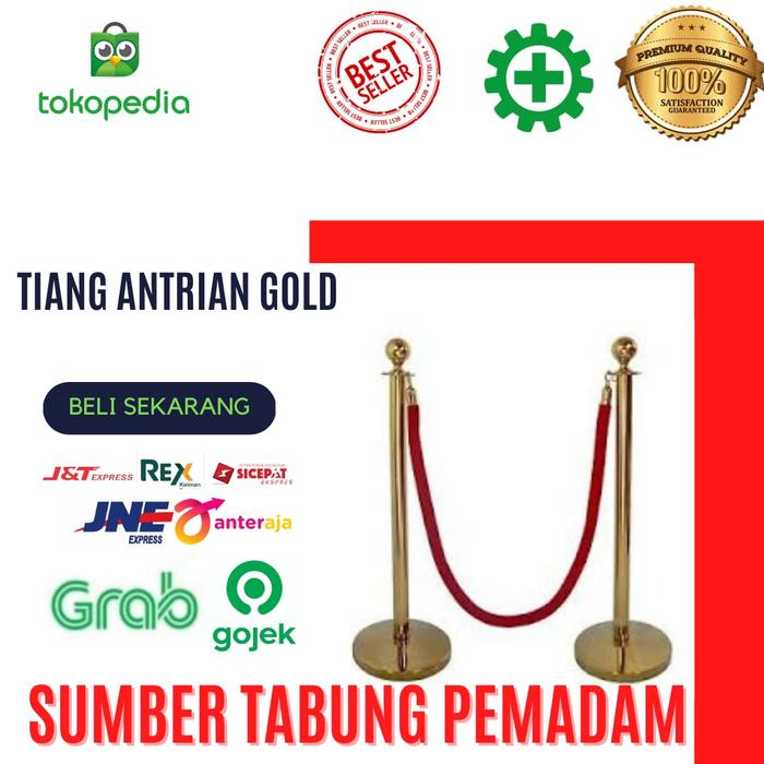 Jual Tiang Antrian Gold/Tiang pembatas Antrian Gold - Jakarta Utara ...