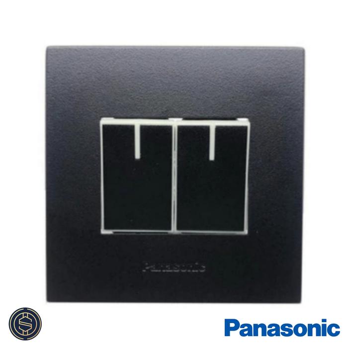 Jual Saklar Seri Double Hitam/Black StyleE Panasonic WESJ78029B WESJ5931B - Jakarta Barat ...