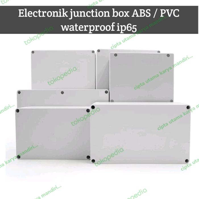 Jual Electronik junction box ABS / PVC waterproof 200 x 120 x 75 mm ...