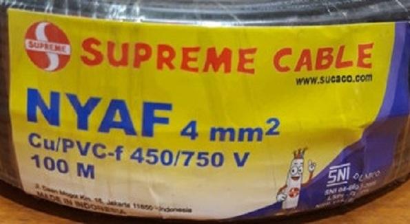 Jual Kabel Serabut Tunggal 4mm Kabel Serabut 4mm Kabel NYAF 4mm Supreme - Kota Bandung - Gradi ...