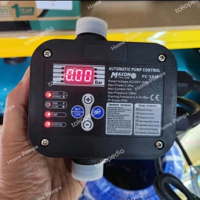 Jual OTOMATIS POMPA AIR AITOMATIC PRESSURE CONTROL MAXON PC 58 DIGITAL ...