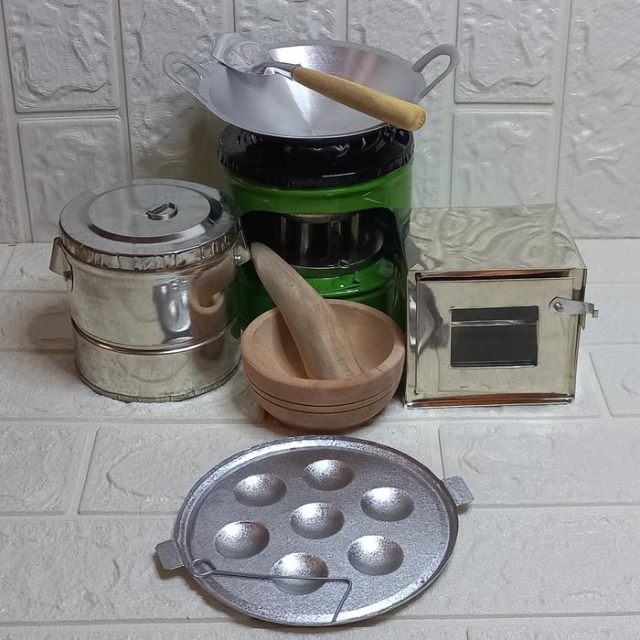 Jual mainan alat masak anak set G kompor bisa nyala beneran gratis ...