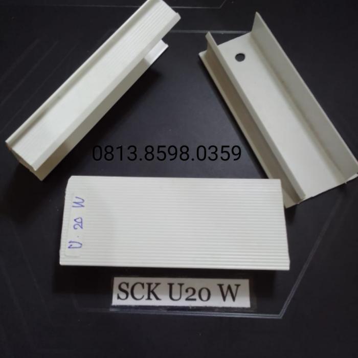 Jual U Channel 2cm/ Groove Joint / Tali air tembok UPVC/PVC SCK U20 W ...